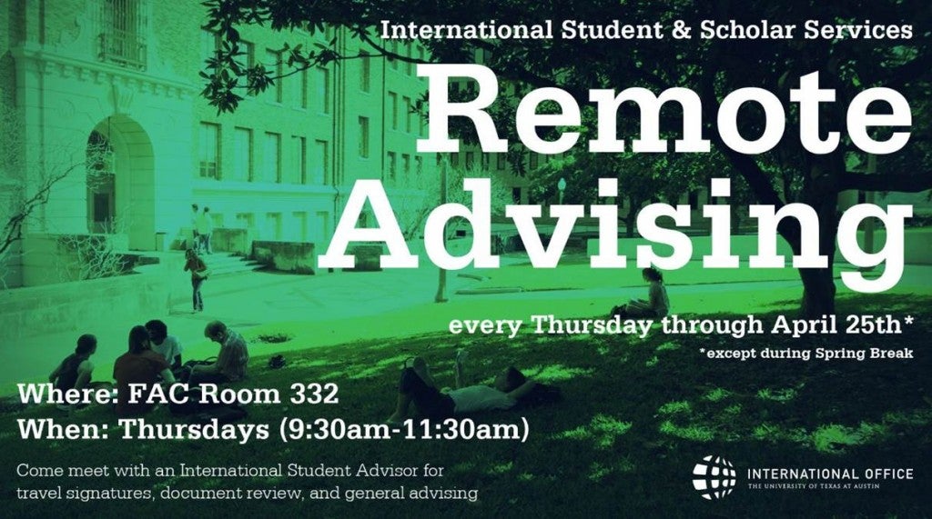 Remote Advising for Students