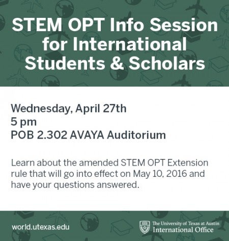 STEM OPT Extension Info Session