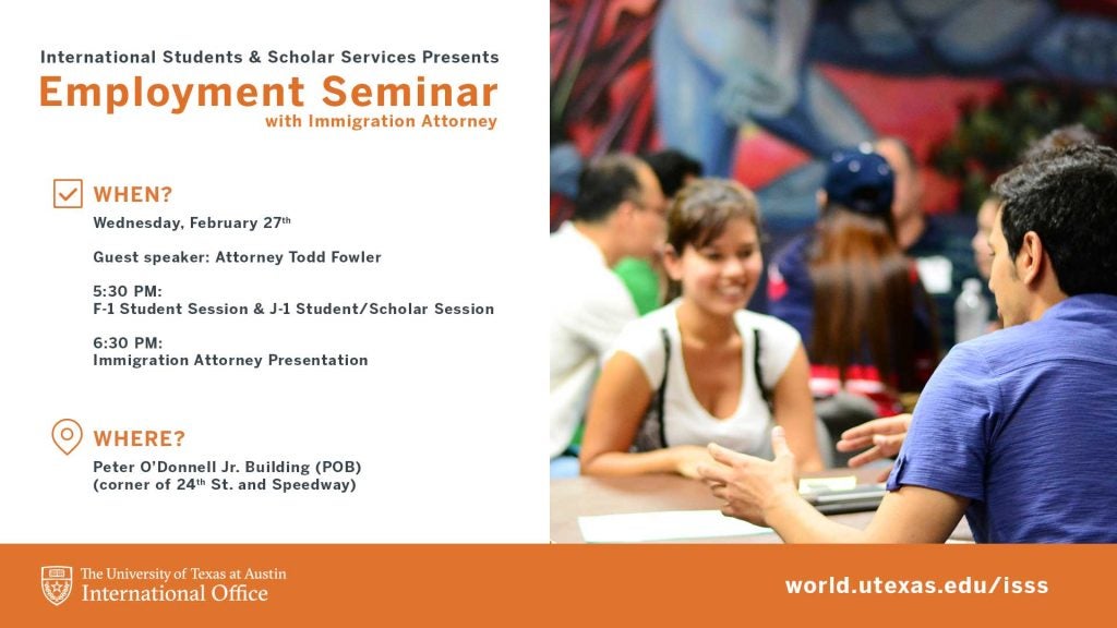 Spring 2019 Employment Seminar